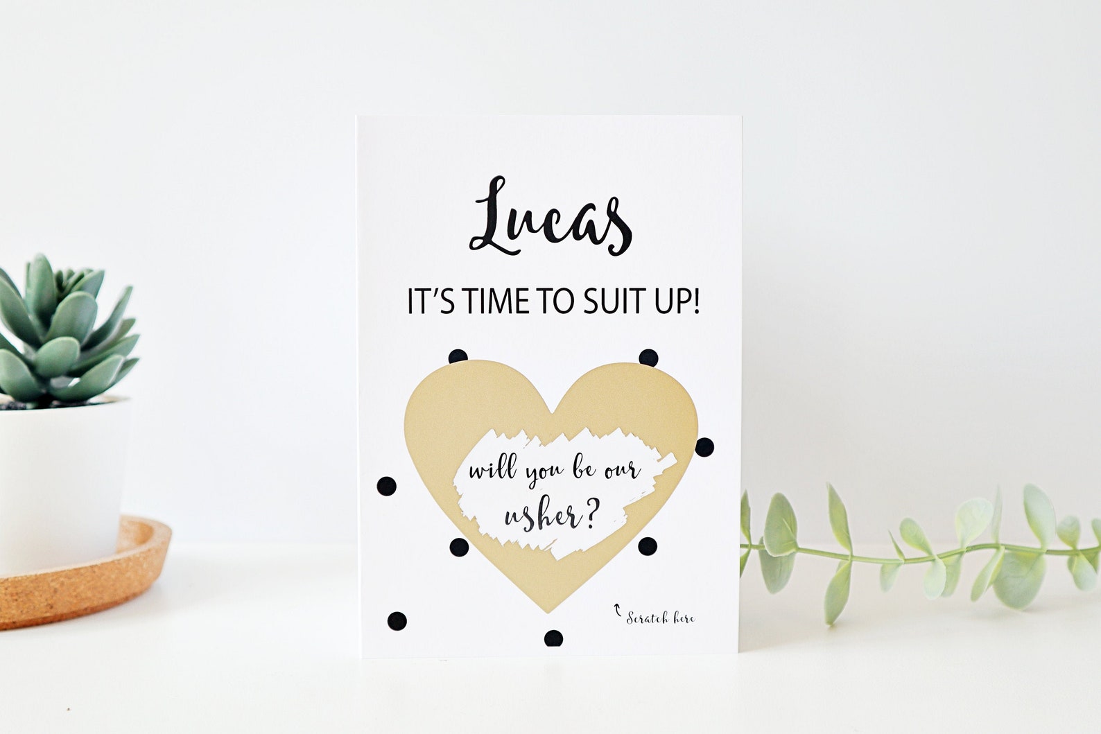 Will You Be Our Usher Card Will You Be an Usher Card Usher | Etsy UK