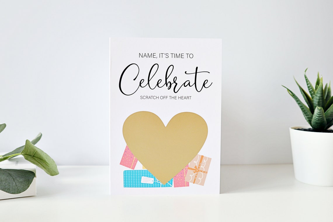 Birthday Scratch off Cards Happy Birthday Scratch Cards - Etsy UK
