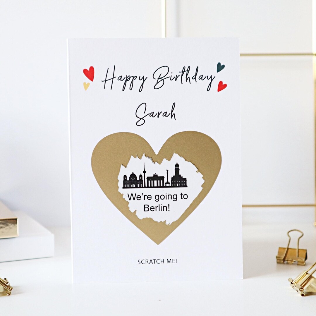 Birthday Scratch Card, Birthday Scratch Card Holiday, Birthday Scratch ...