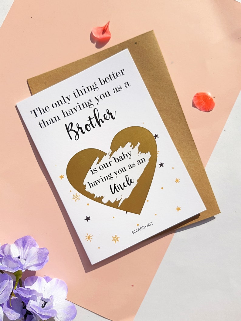 Promoted to Uncle You're Going to Be an Uncle Card for - Etsy UK