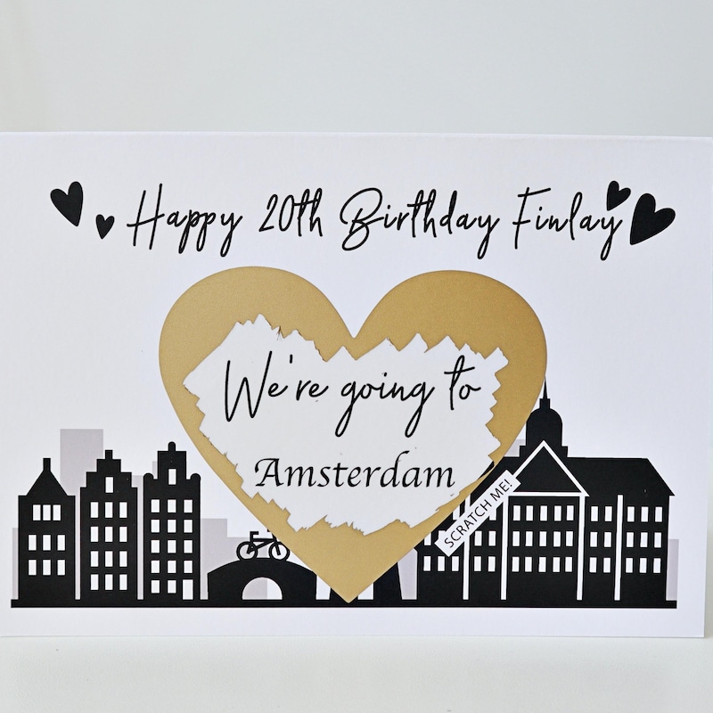 Amsterdam Scratch Reveal - Etsy UK