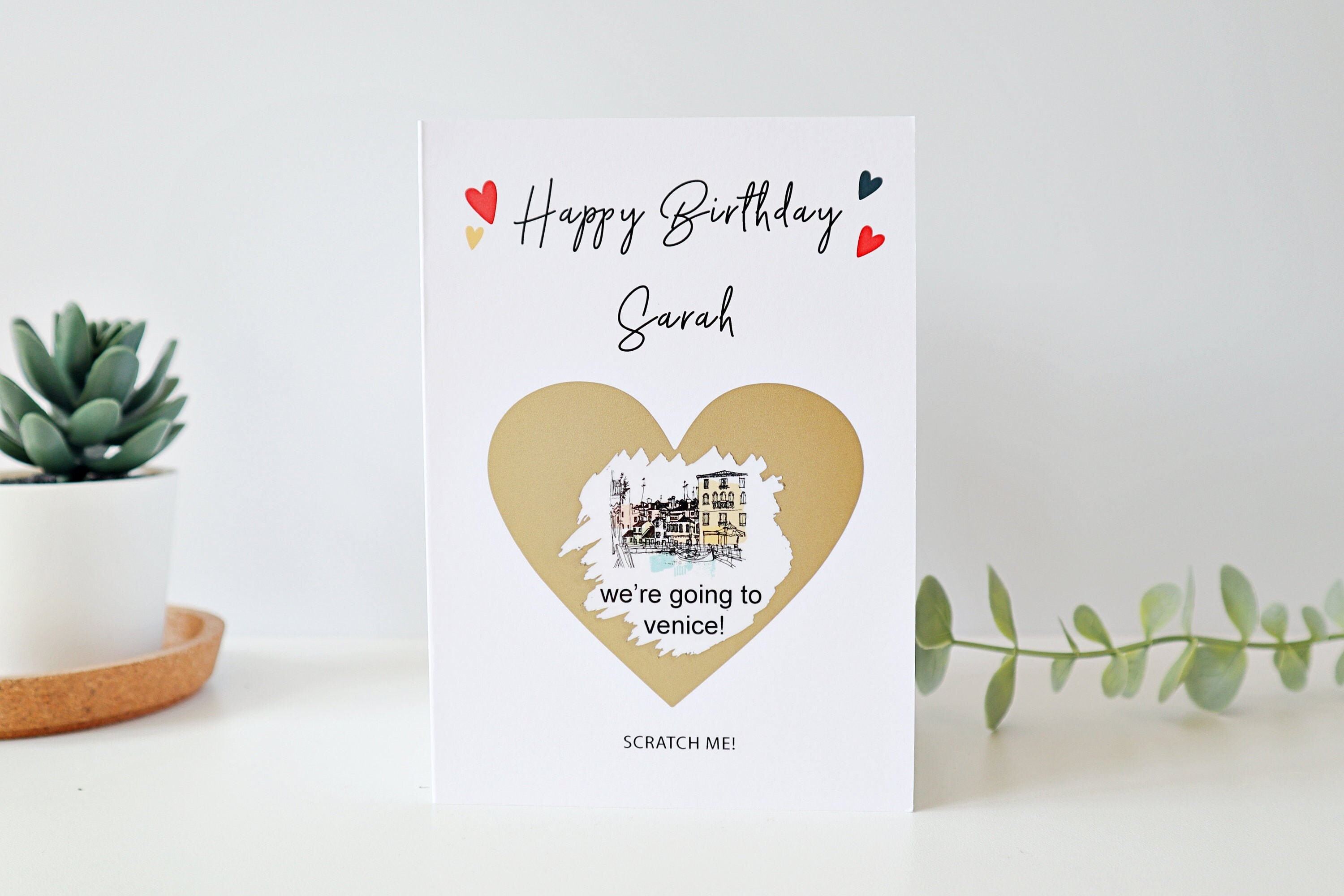 You're Going to Venice Card Birthday Scratch Card - Etsy UK