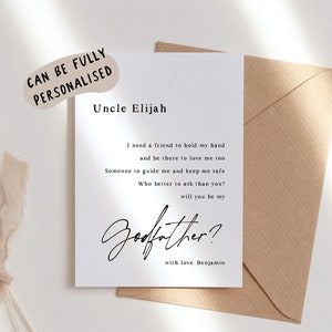 Guide Parent Card, Persoanalised Guide Parent Card, Will You Be My ...