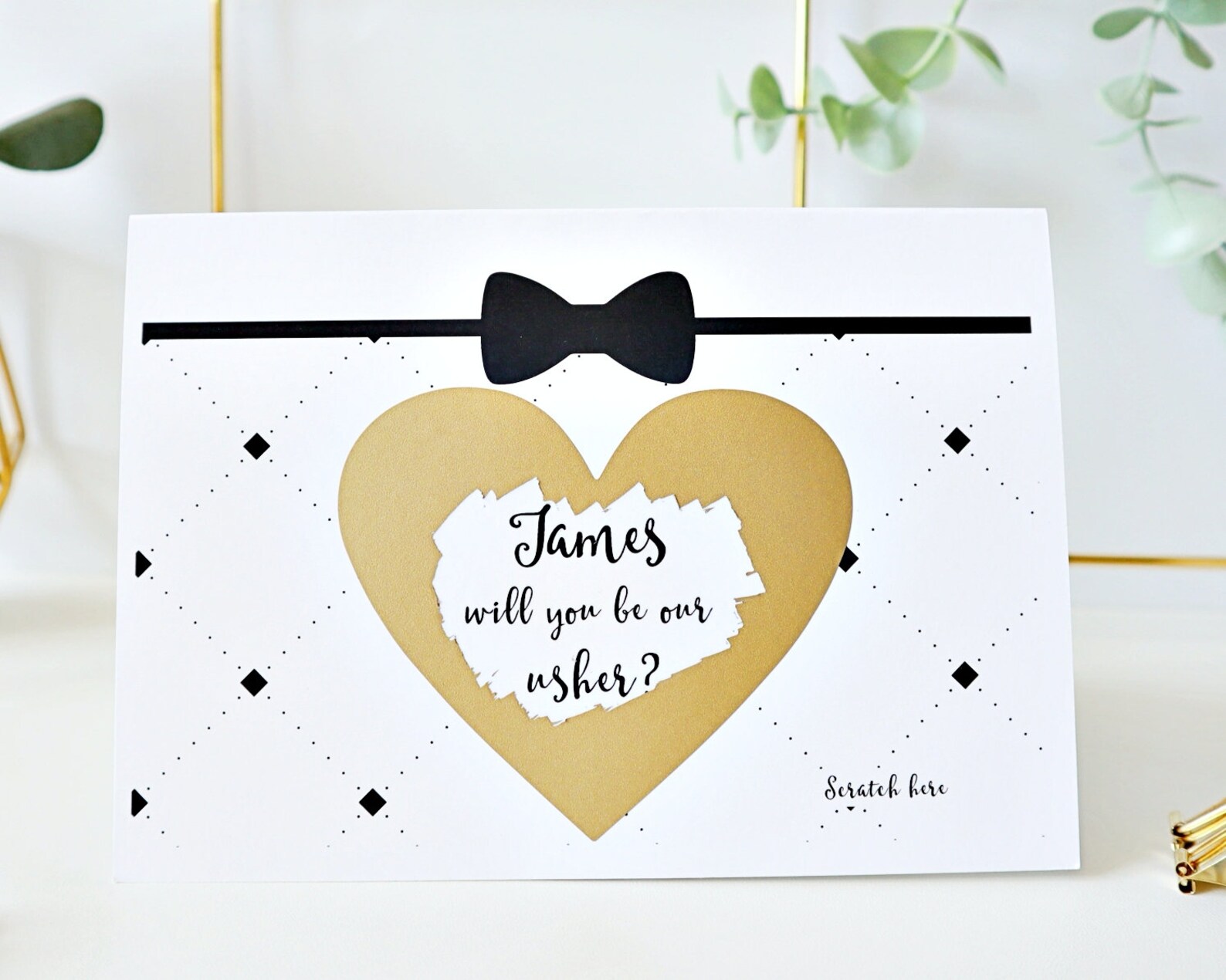 Will You Be Our Usher Card Will You Be an Usher Card Usher - Etsy UK