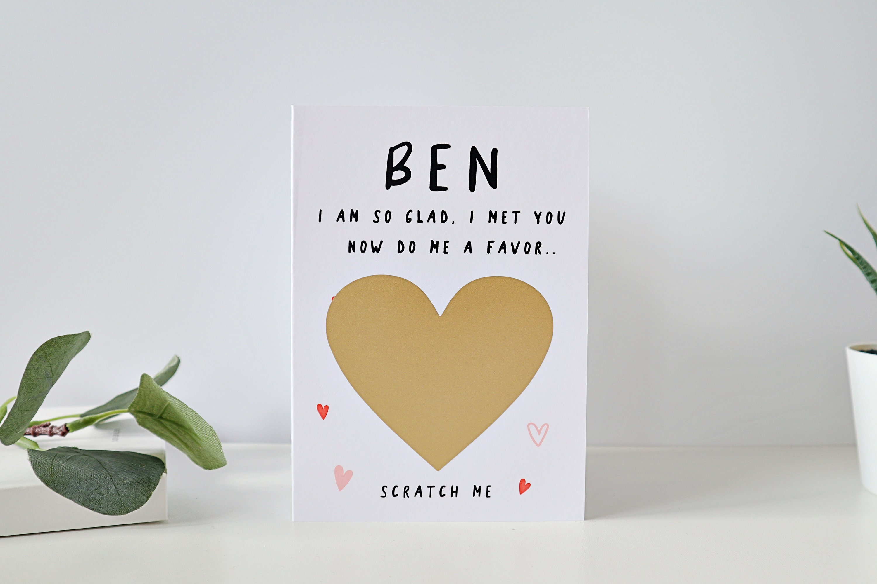 Will You Be My Boyfriend Scratch Card Will You Be My - Etsy