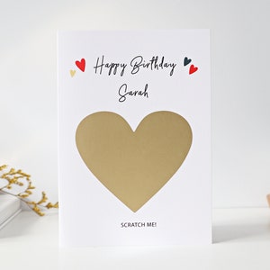Birthday Scratch Card, Birthday Scratch Card Holiday, Birthday Scratch ...