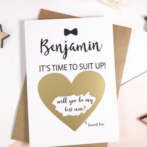 Personalised Will You Be Our Page Boy Page Boy Card Ask Page - Etsy UK