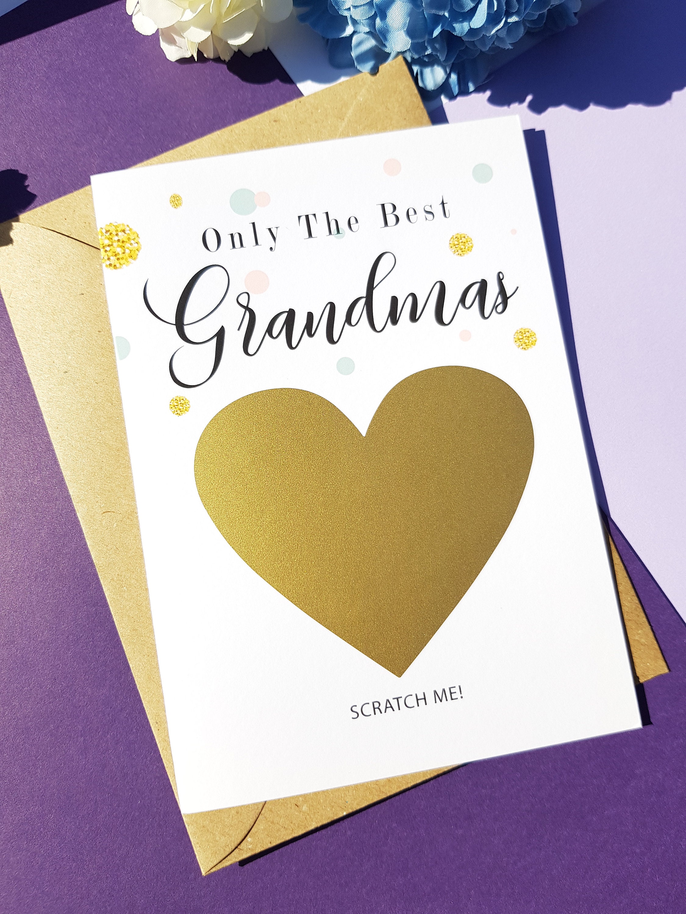 Only the Best Grandmas Get Promoted to Great Grandma Card - Etsy