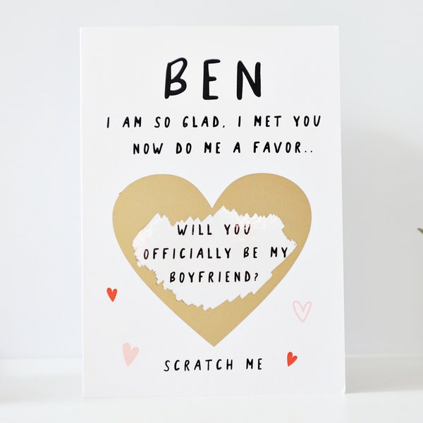 Card for Boyfriend - Etsy UK