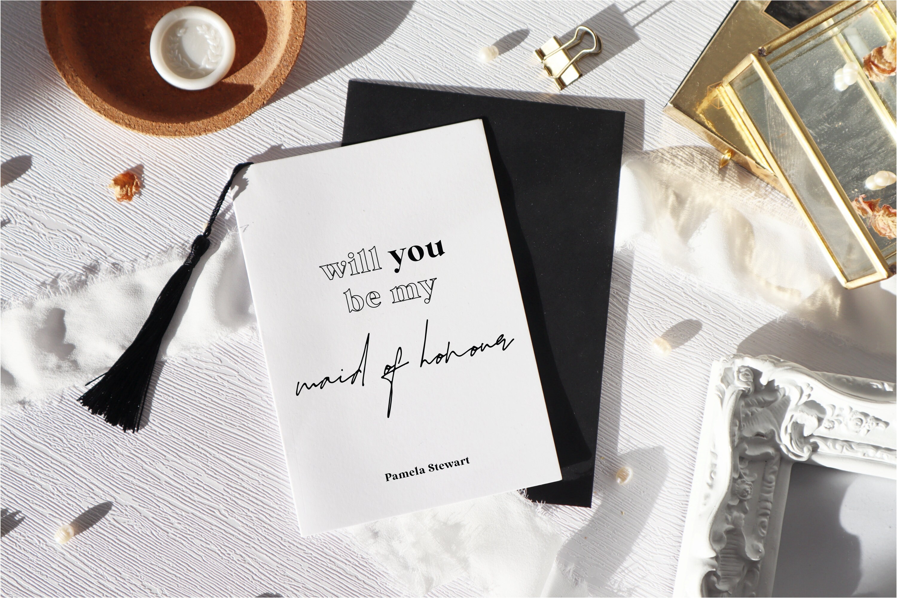 Will You Be Our Witness Card, Personalised Witness Card, Witness ...