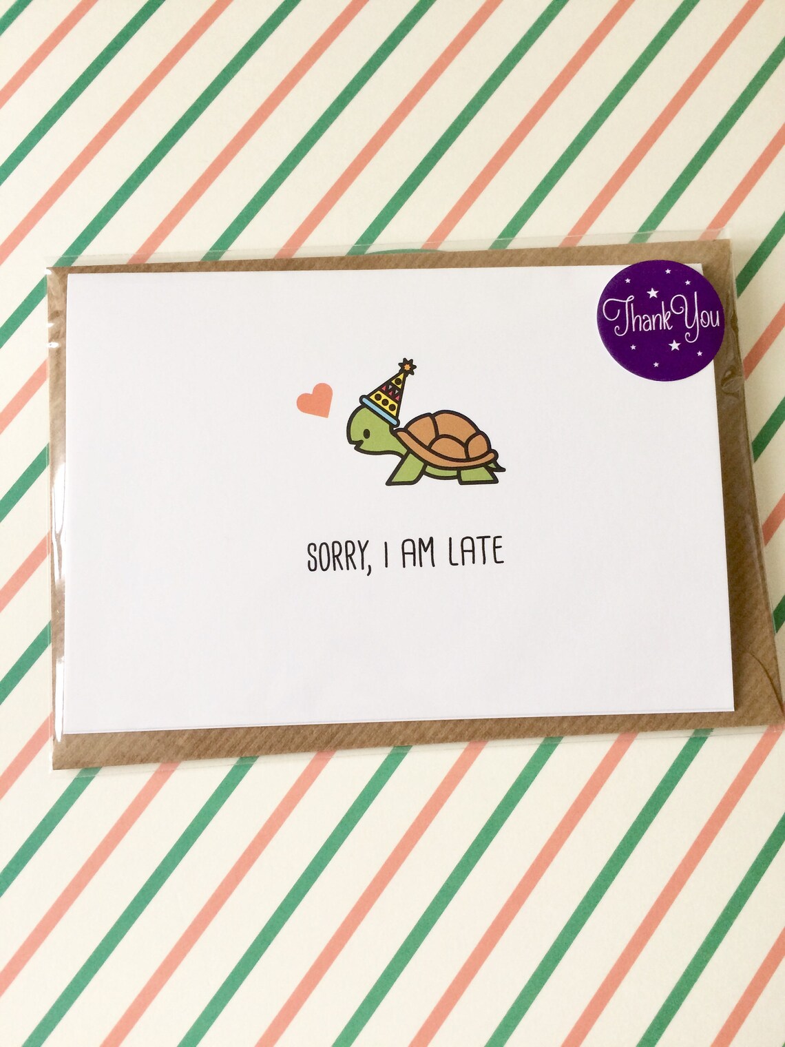 Belated Birthday Card It's Late Birthday Card Late | Etsy UK