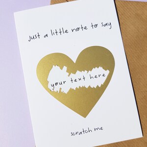 Personalised Just a Little Note to Say Card, Just a Little Note Cards ...