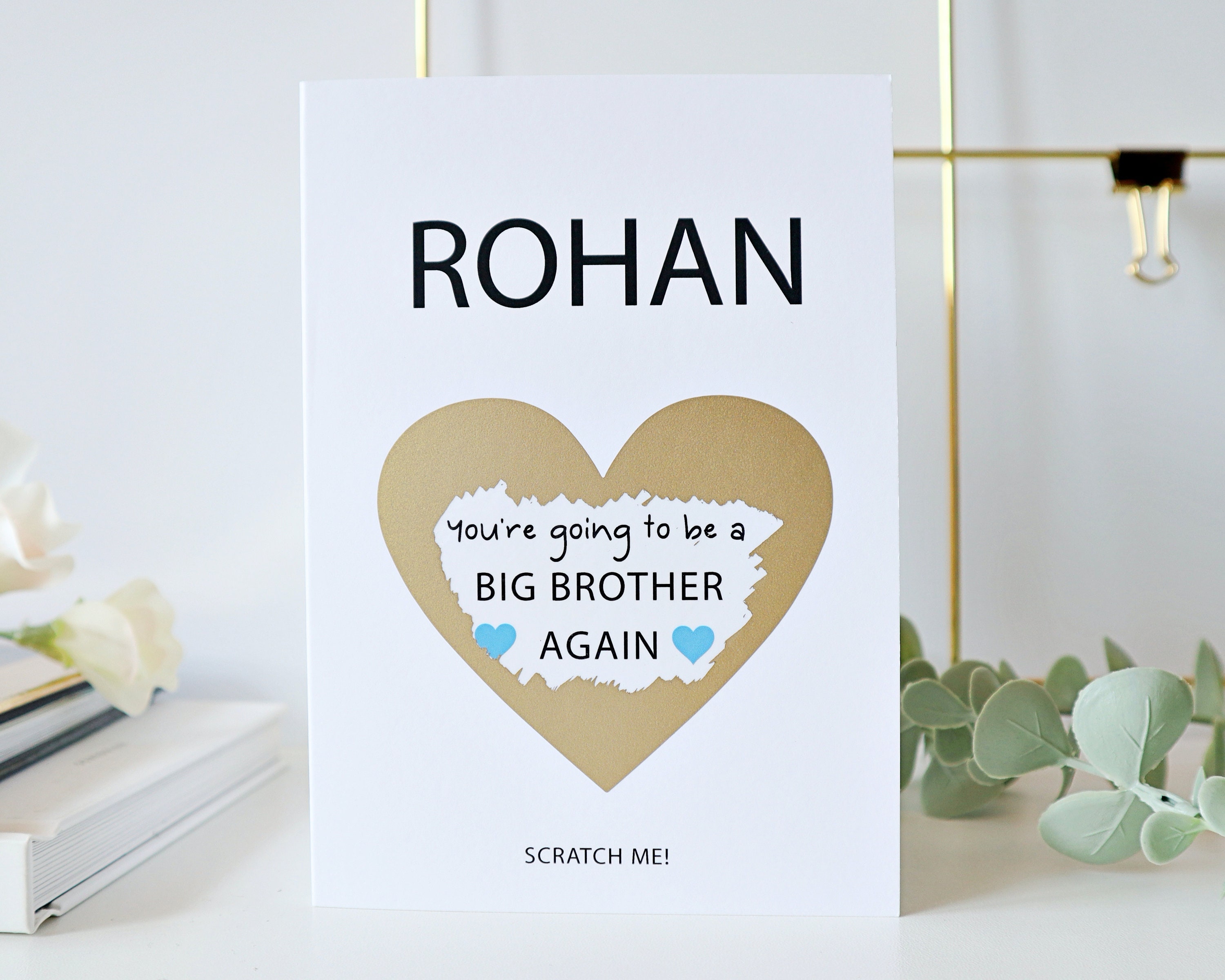 Big Brother Again Card Going to Be a Big Brother Card Big | Etsy