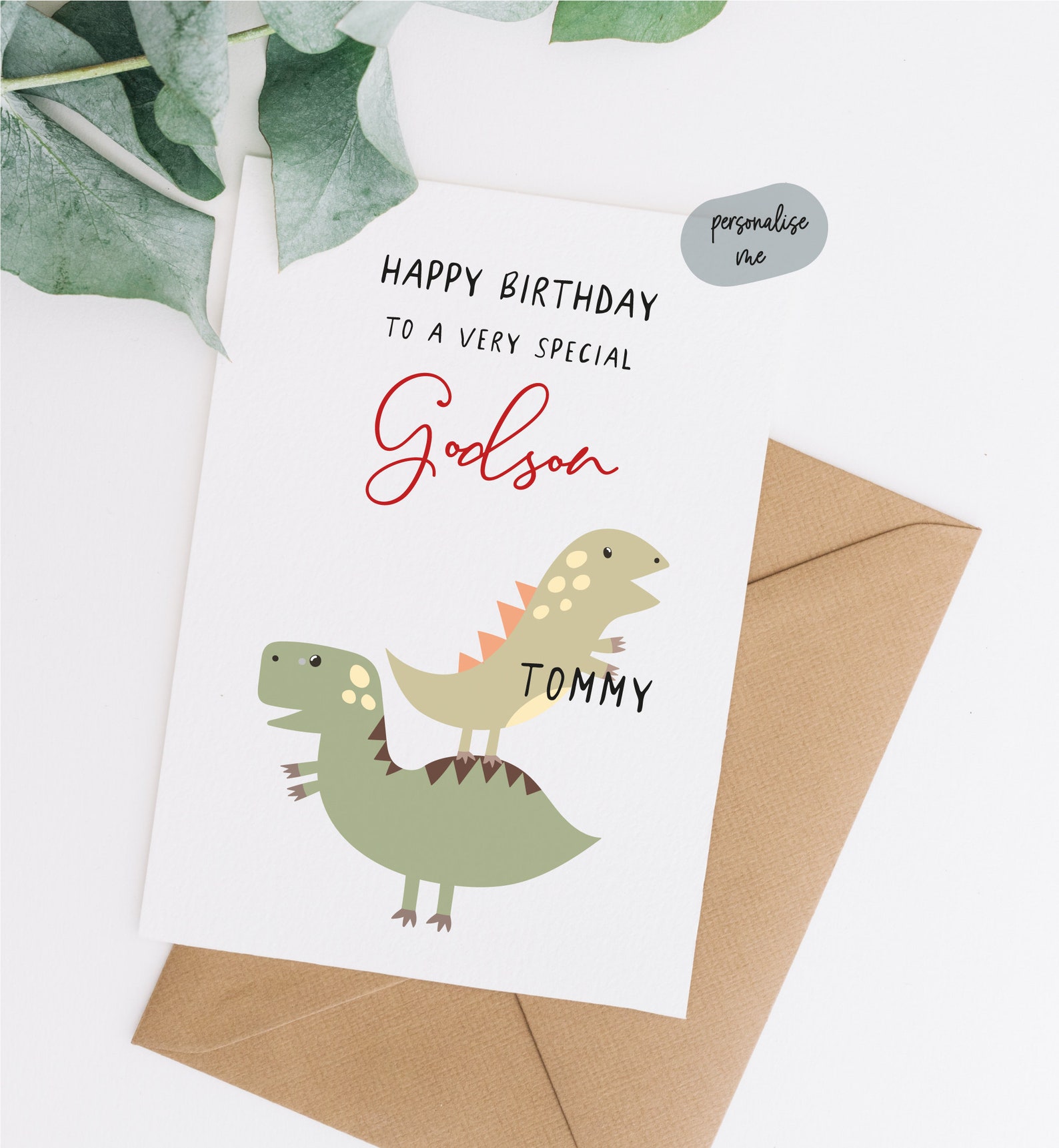 Personalised Godson Birthday Card Goddaughter Birthday Card - Etsy UK
