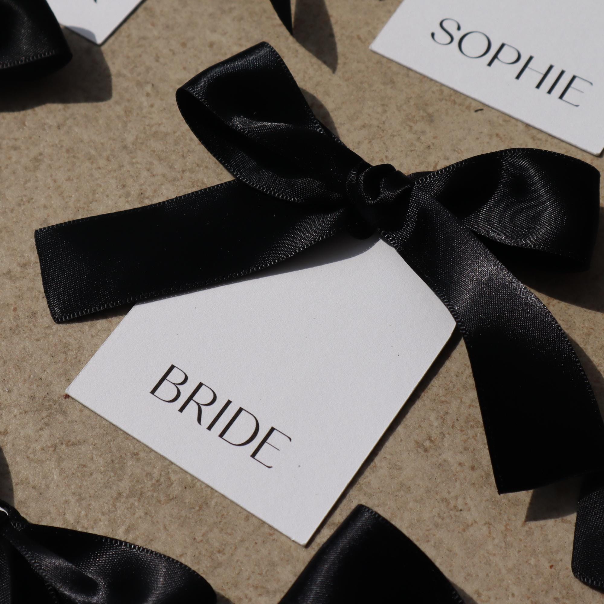 Arch Wedding Name Tag, Personalised Reserved Seat Tags for Wedding ...