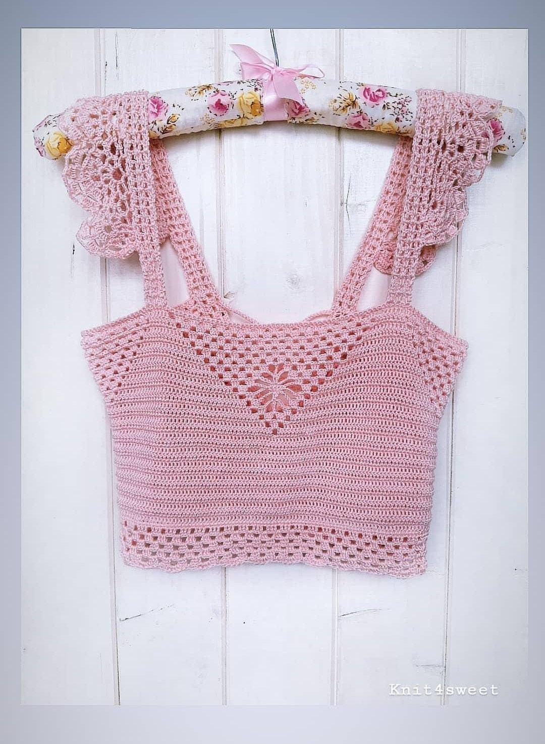 Crochet Lace Crop Top, Crochet Cotton Helter Top, Festival Crop Top ...