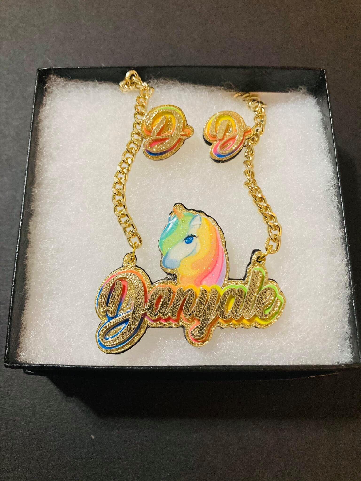 Kids Nameplate Characters Set - Etsy