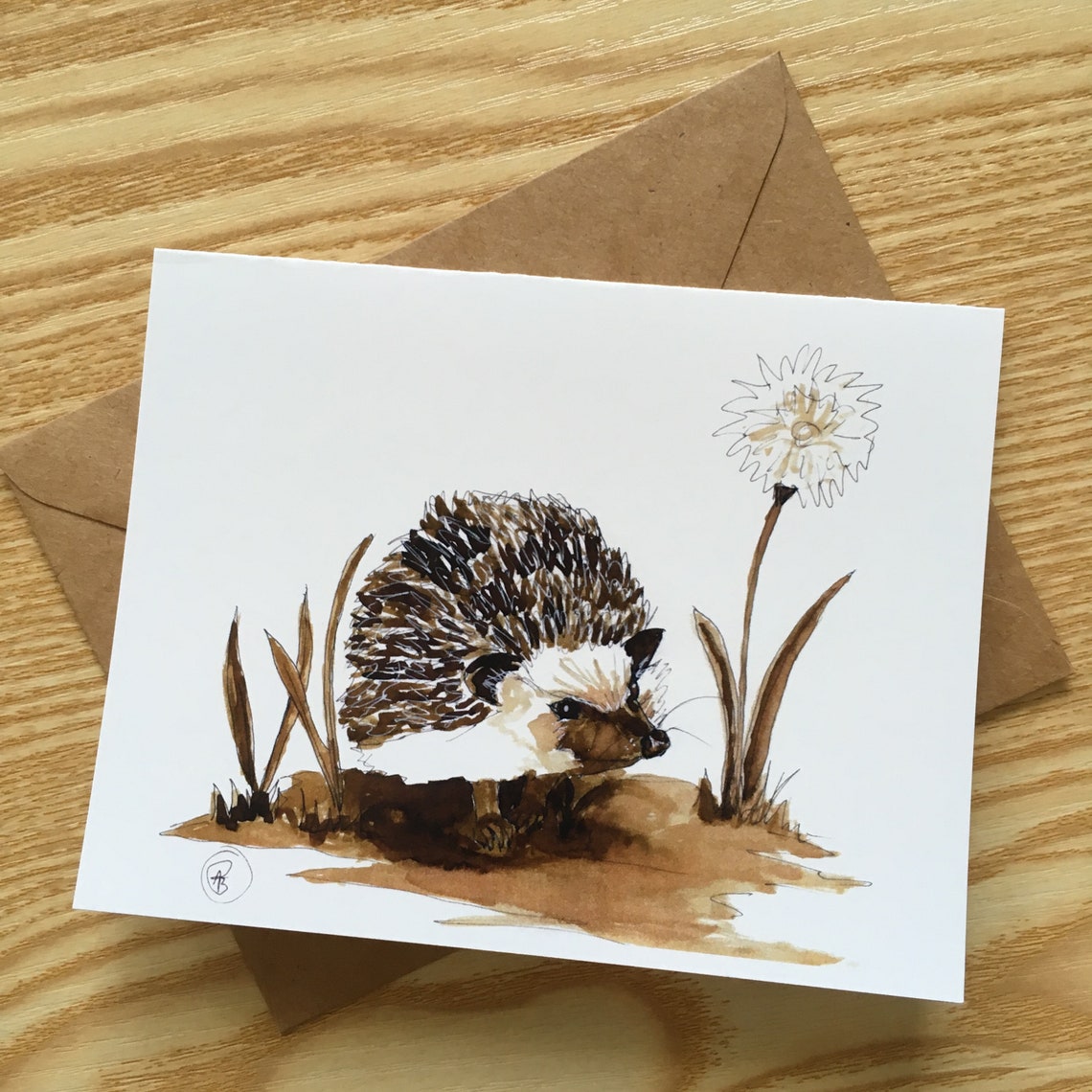 Hedgehog Card Digital Download Printable - Etsy