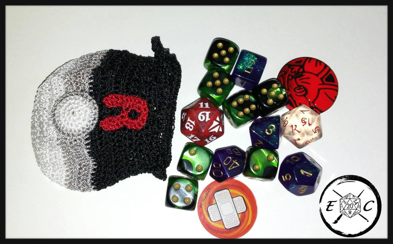 Pokemon inspired pokeball team rocket dice bag | Etsy