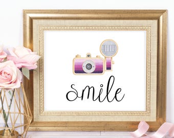 Love Your Selfie 8x10 Printable Instant Download Camera | Etsy