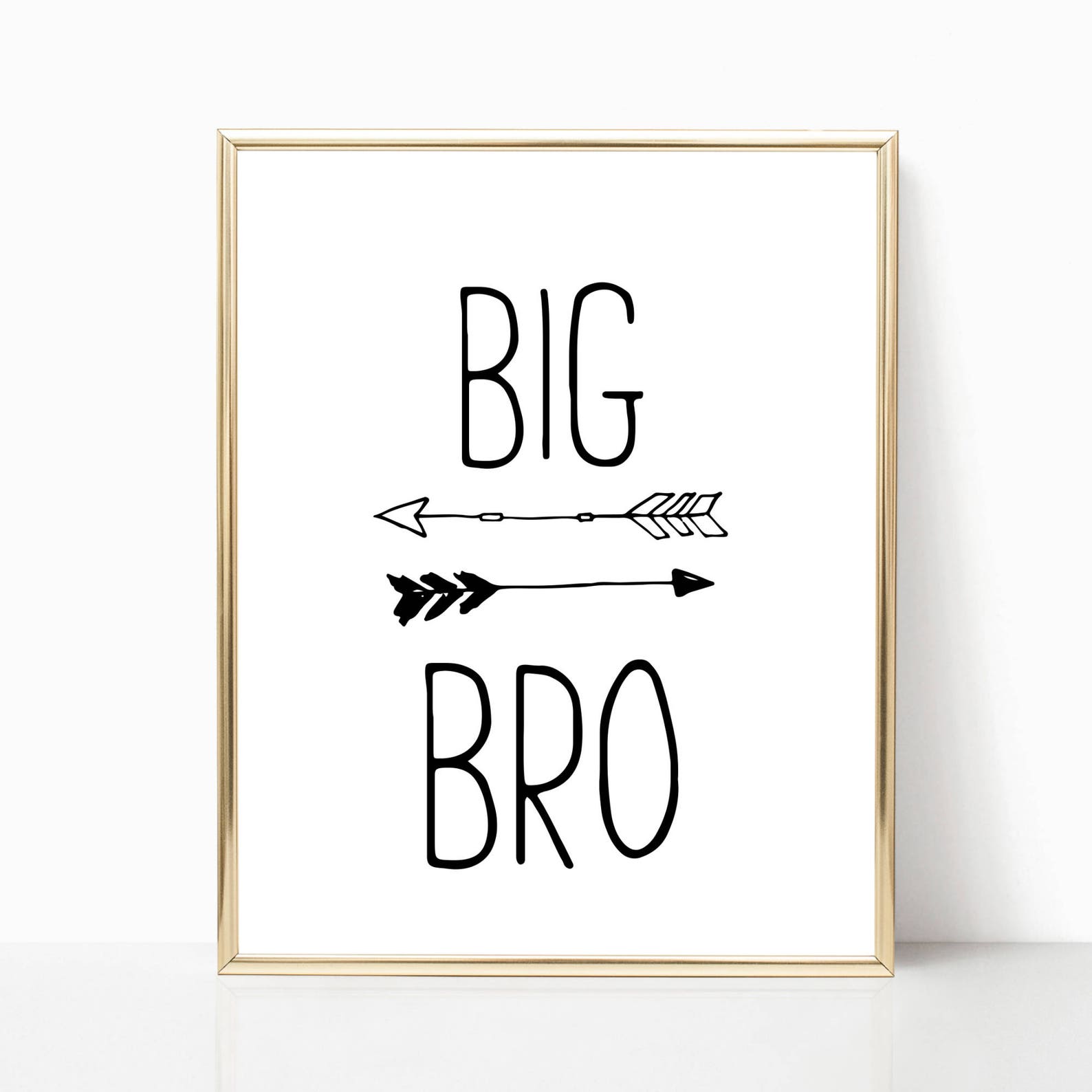 Big Bro Arrows Boho 8x10 Wall Printable Instant Download Big - Etsy