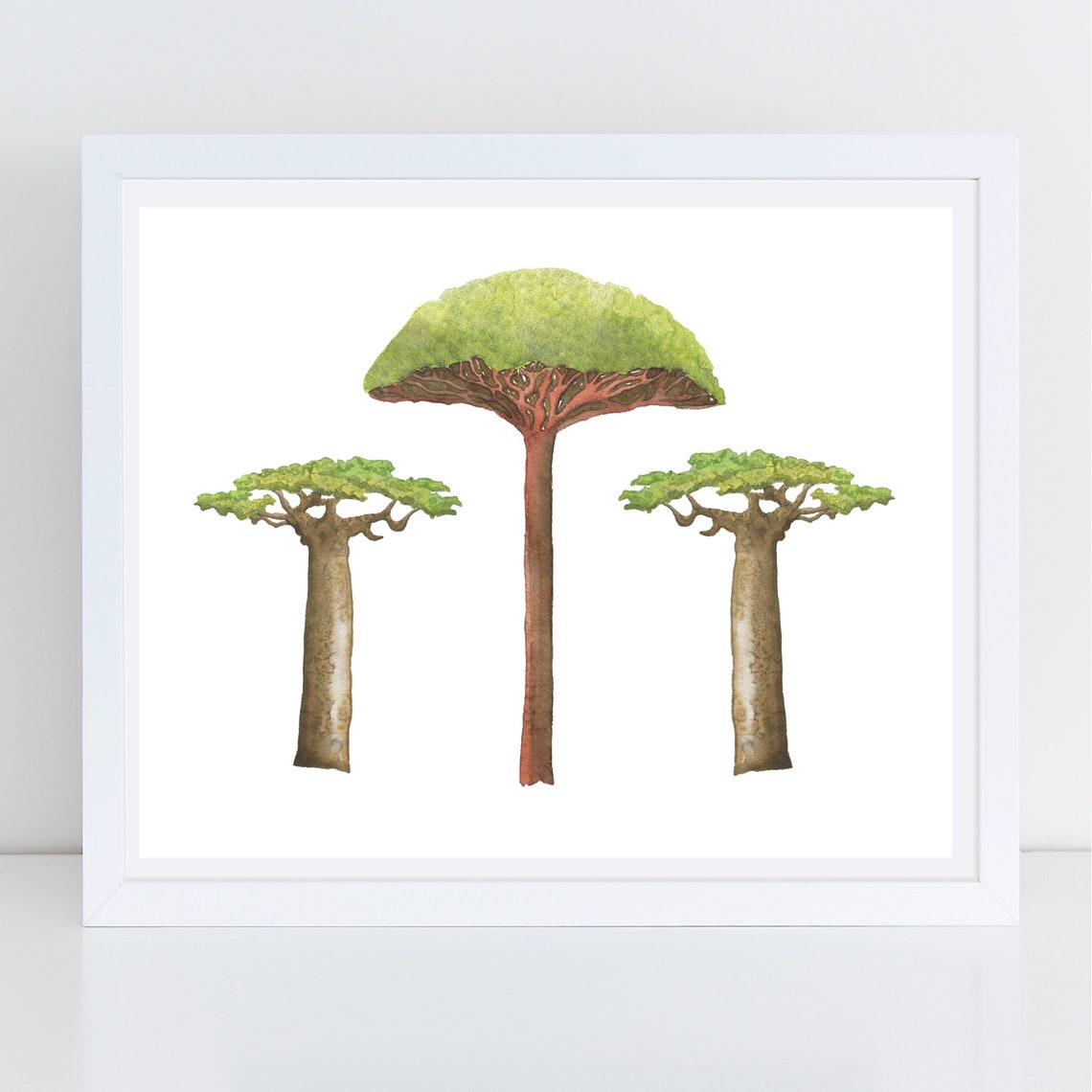 Tropical Rainforest Trees 8x10 Printable, Instant Download, Rainforest ...