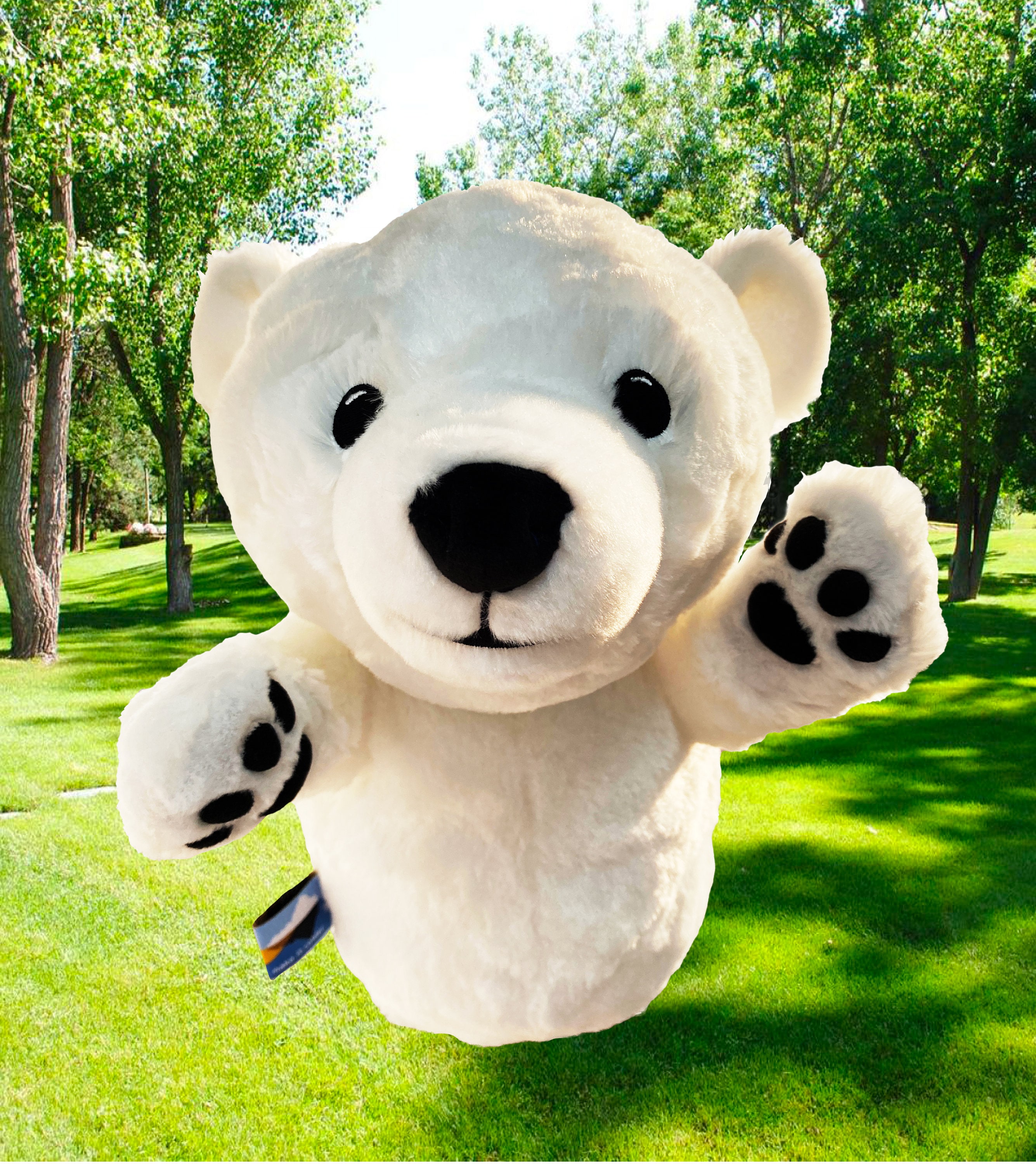 Polar Bear Golf Driver Head Cover: Handmade Plush Animal - Etsy