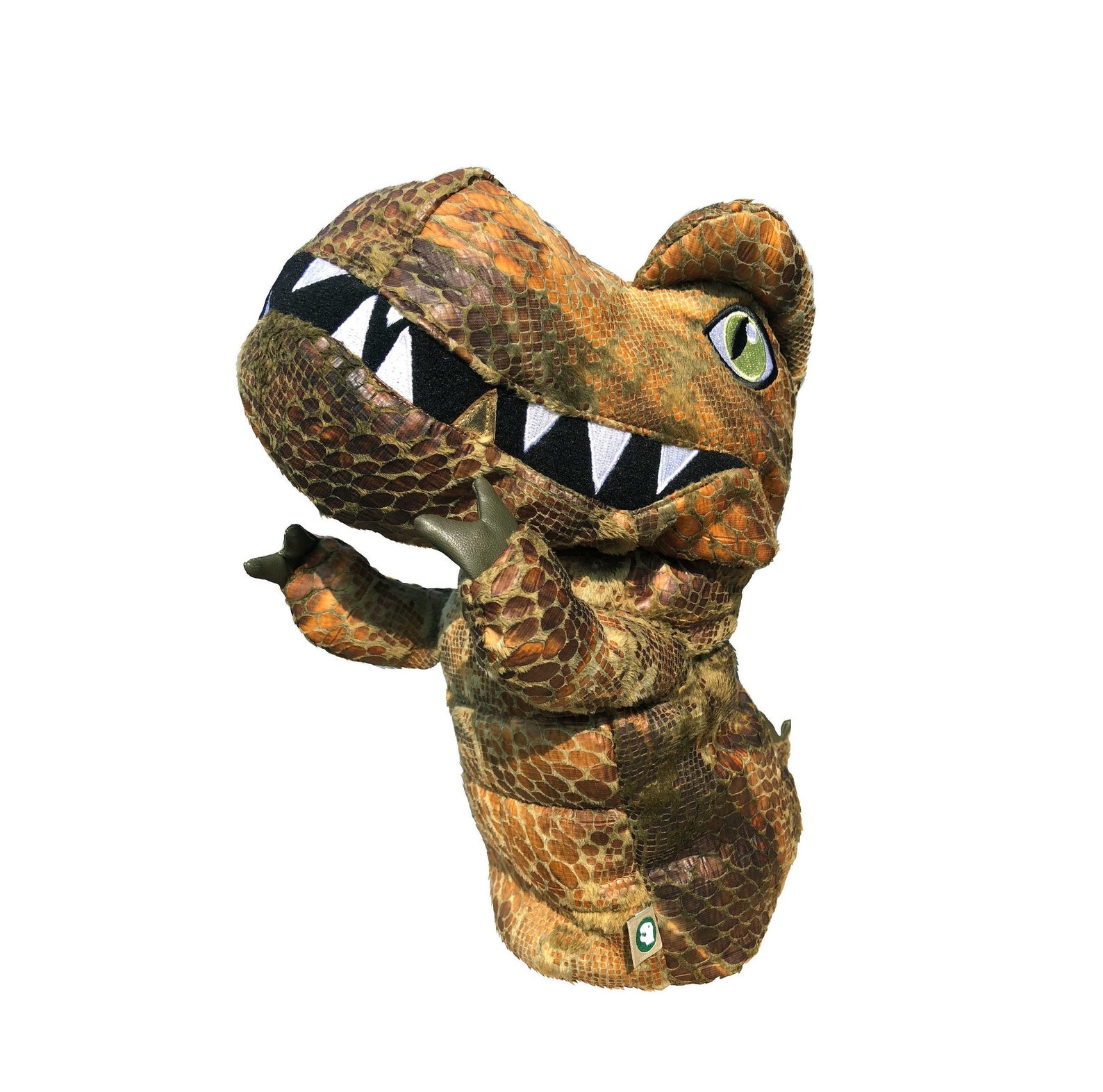 T-rex Golf Driver Head Cover: Plush Dinosaur, Handmade in Korea - Etsy