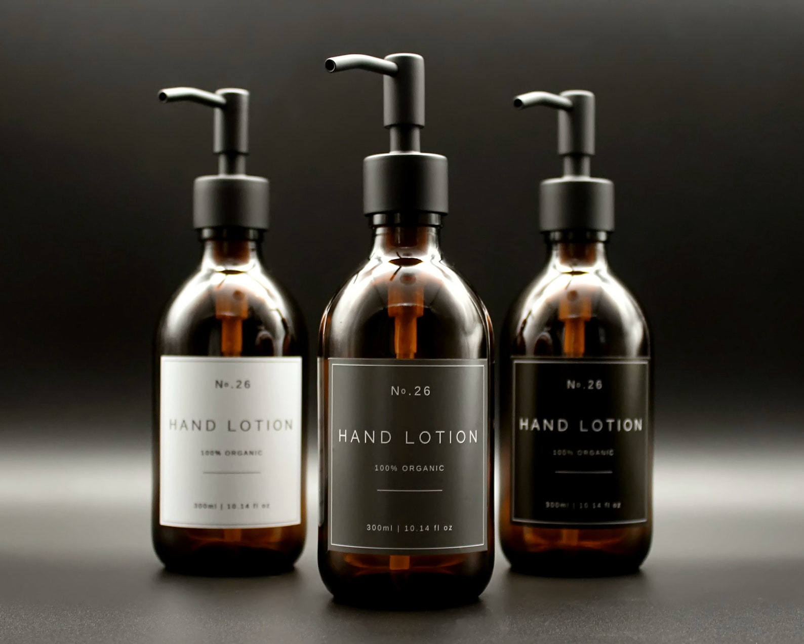 Hand Lotion Bottle Amber Glass Bottle Dispenser Refillable - Etsy UK