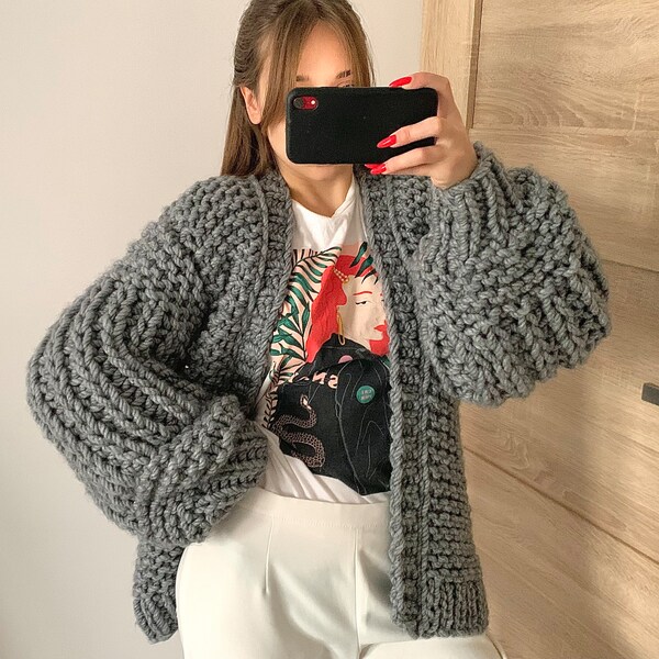 Hand Knit Cardigans - Etsy