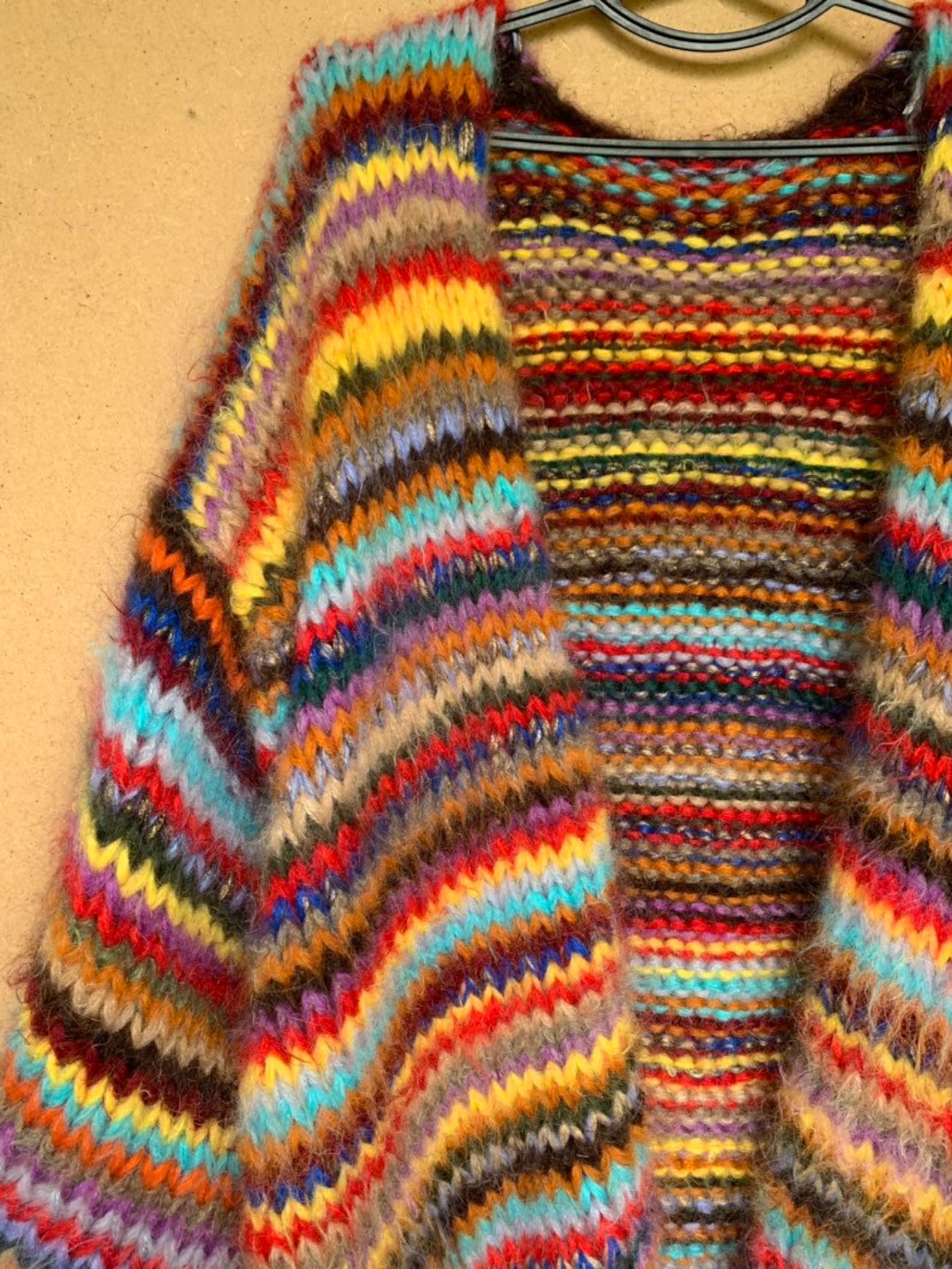 Rainbow Stripes Multicolor Cardigan One Size PRE-ORDER - Etsy