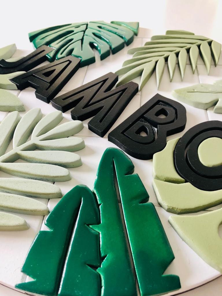 JAMBO Wall Hanging Sign | Etsy