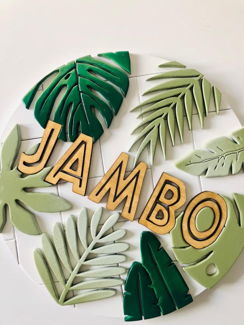 JAMBO Wall Hanging Sign - Etsy Ireland