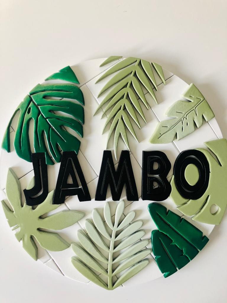 JAMBO Wall Hanging Sign - Etsy Ireland