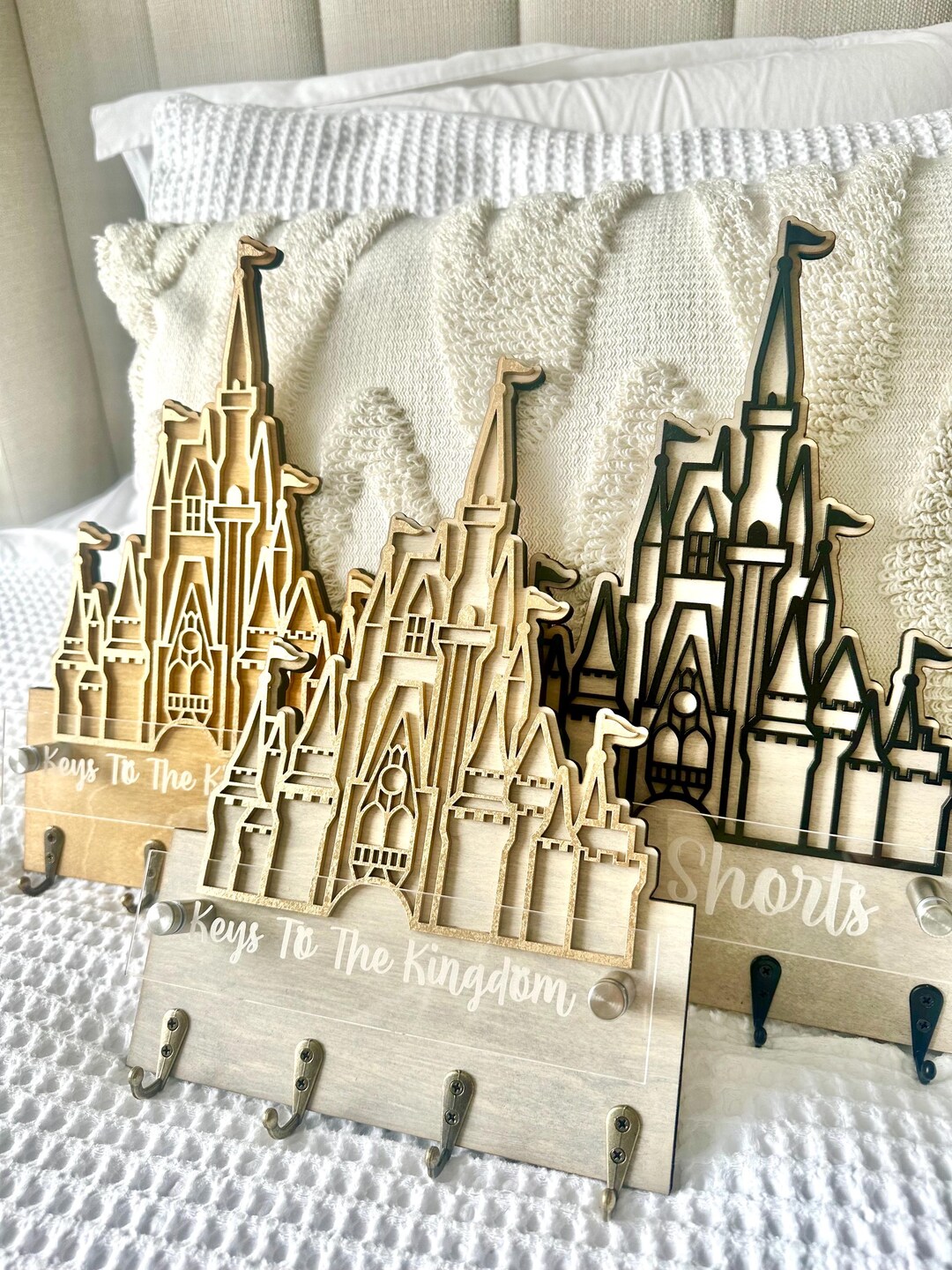 WDW Castle Wooden Key Holder, Disney Castle, Disney Home Decor - Etsy