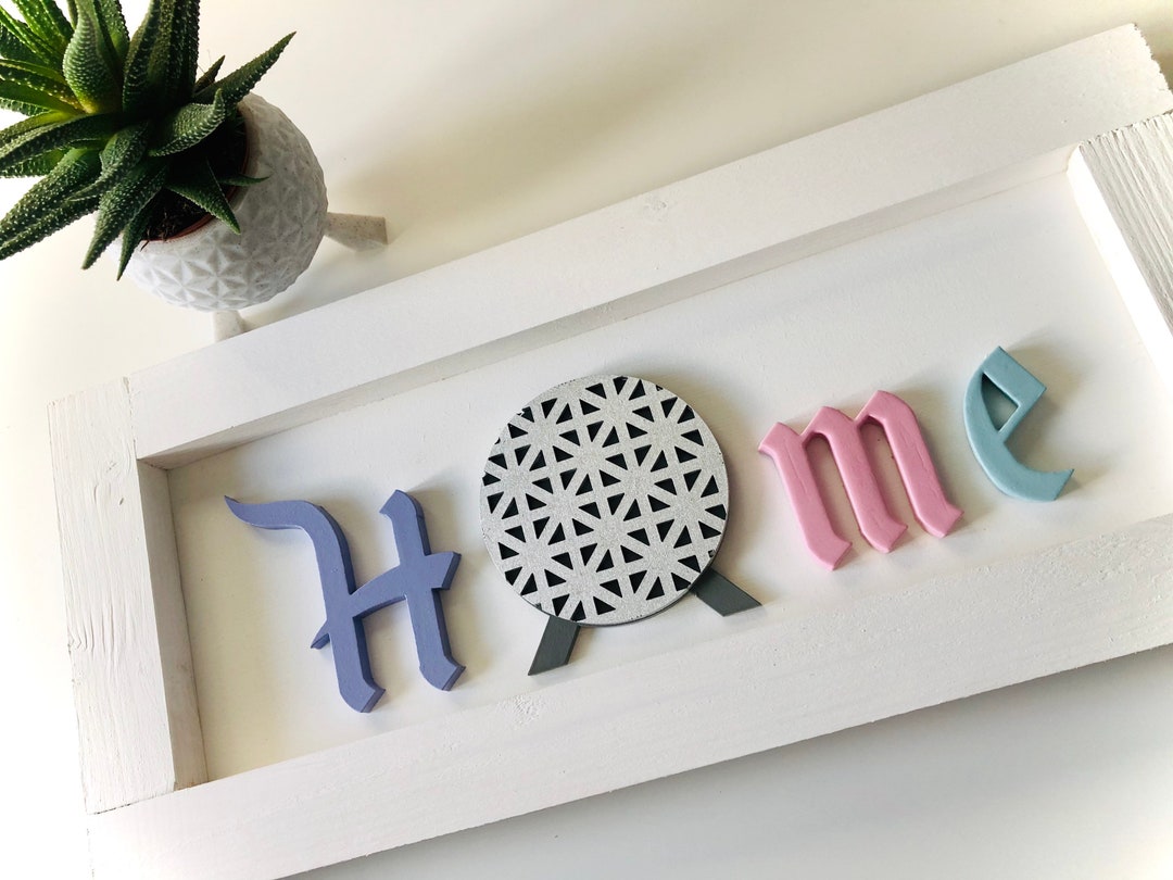 Spaceship Earth Home Sign - Etsy