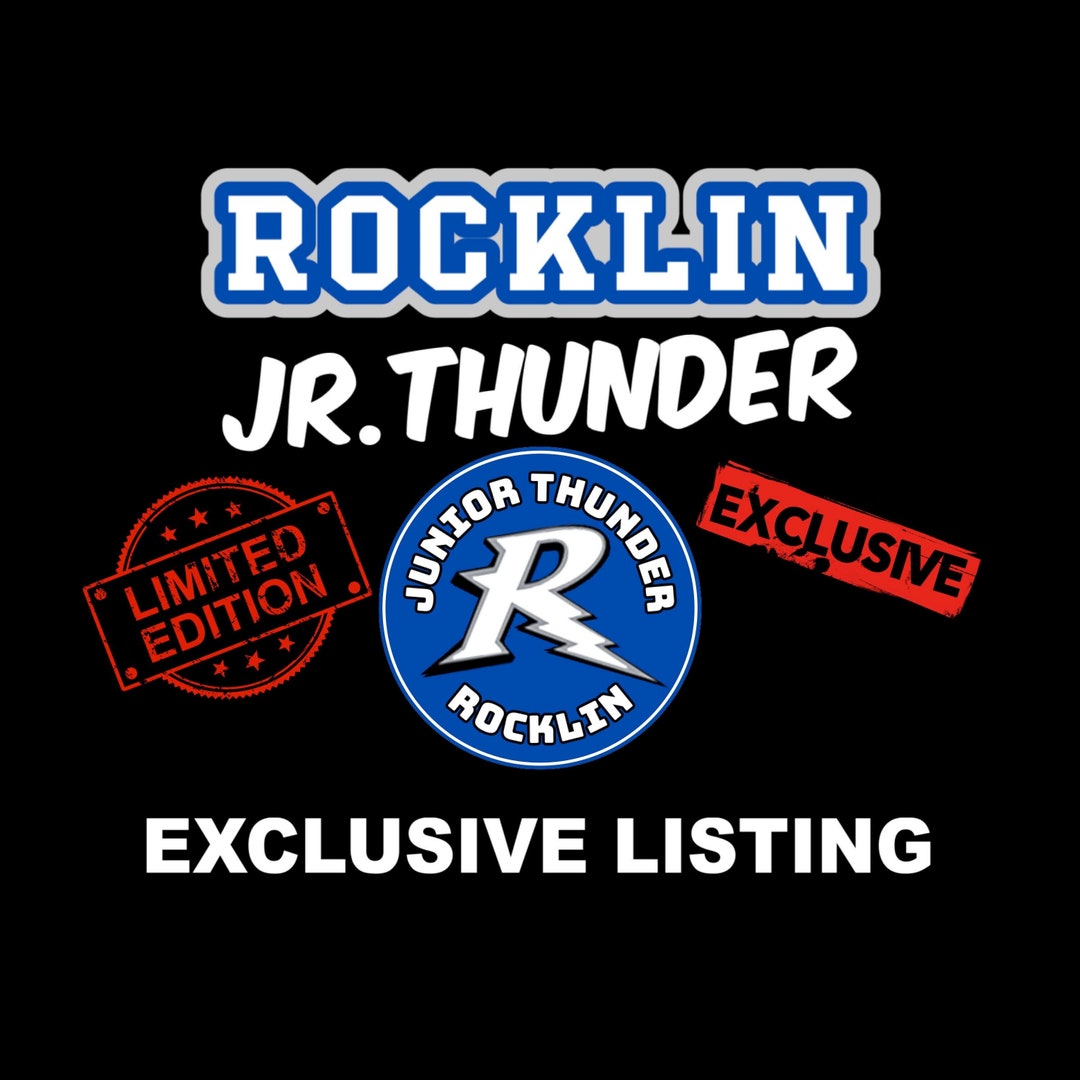 EXCLUSIVE LISTING: Rocklin Jr. Thunder ONLY - Etsy