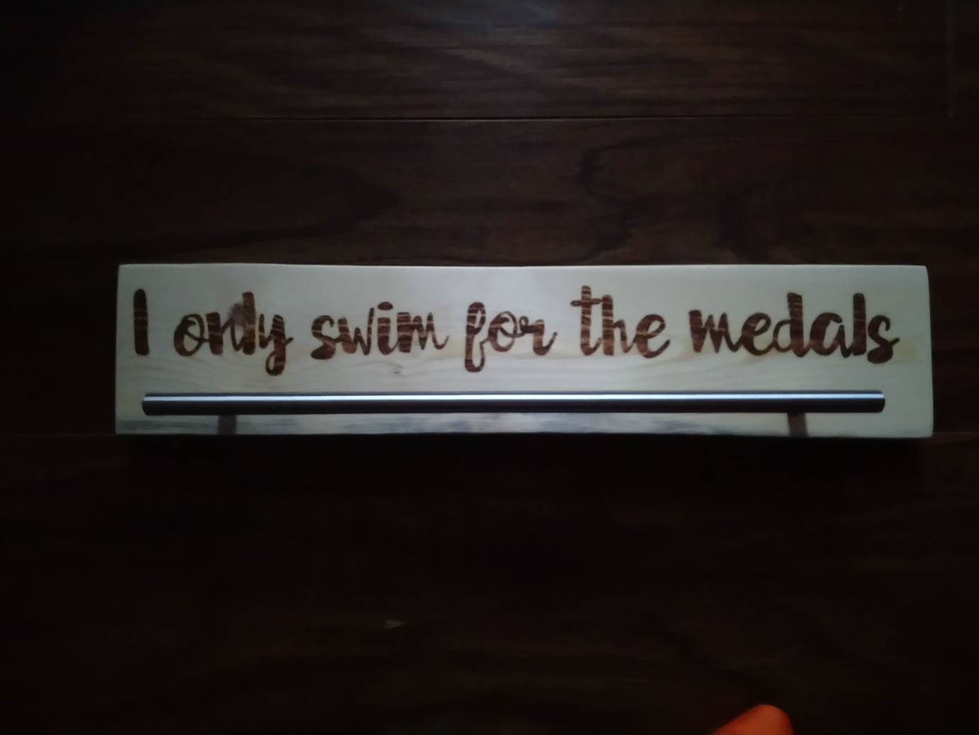 Swimming Medal Hanger, Medal Display, Wooden Display, Swimming Gift ...