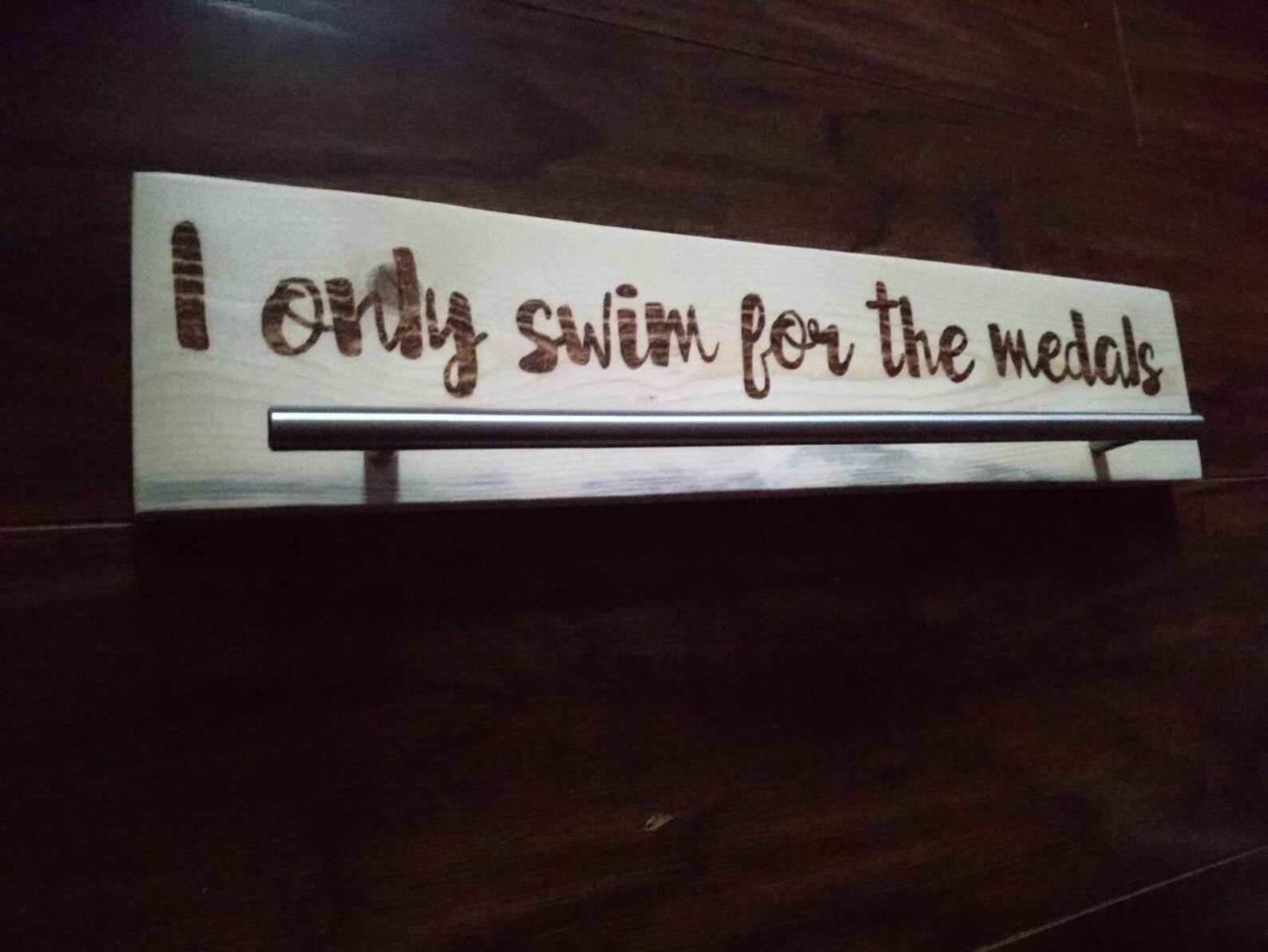 Swimming Medal Hanger, Medal Display, Wooden Display, Swimming Gift ...