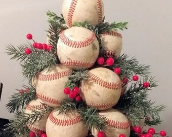 Baseball Christmas Tree - Etsy
