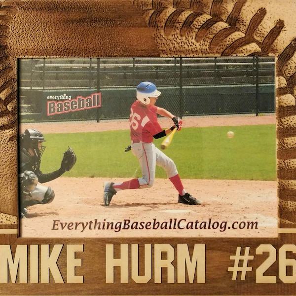 Baseball and Photo Frame - Etsy