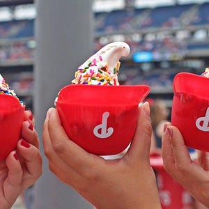 Set of 30 MLB Baseball Team 8oz Ice Cream Sundae Helmet Snack Bowl Cups ...