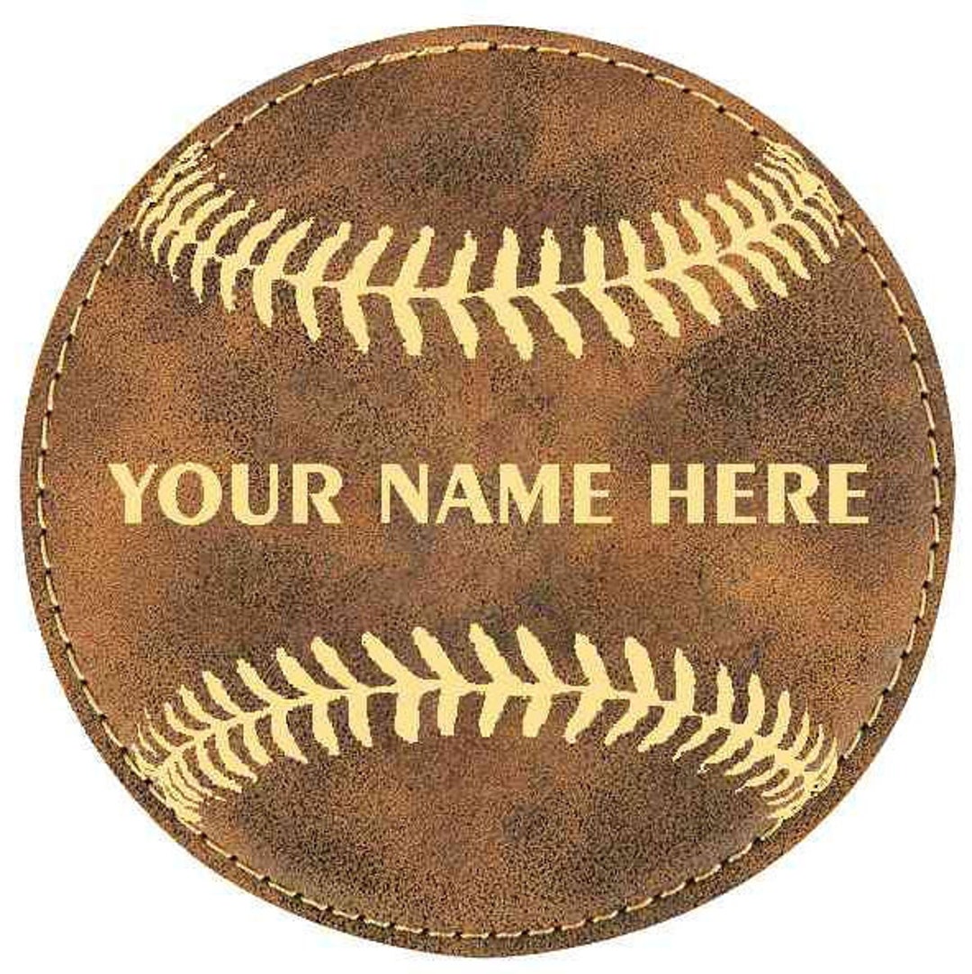 Personalized Baseball 6pc Coaster Set - Etsy