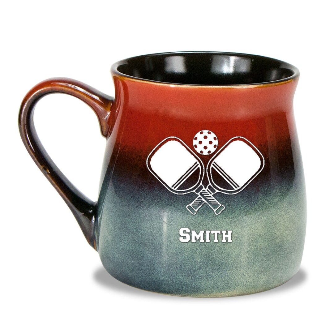Engraved Pickleball Coffee Mug - Personalized Sports Gift - Lots of ...