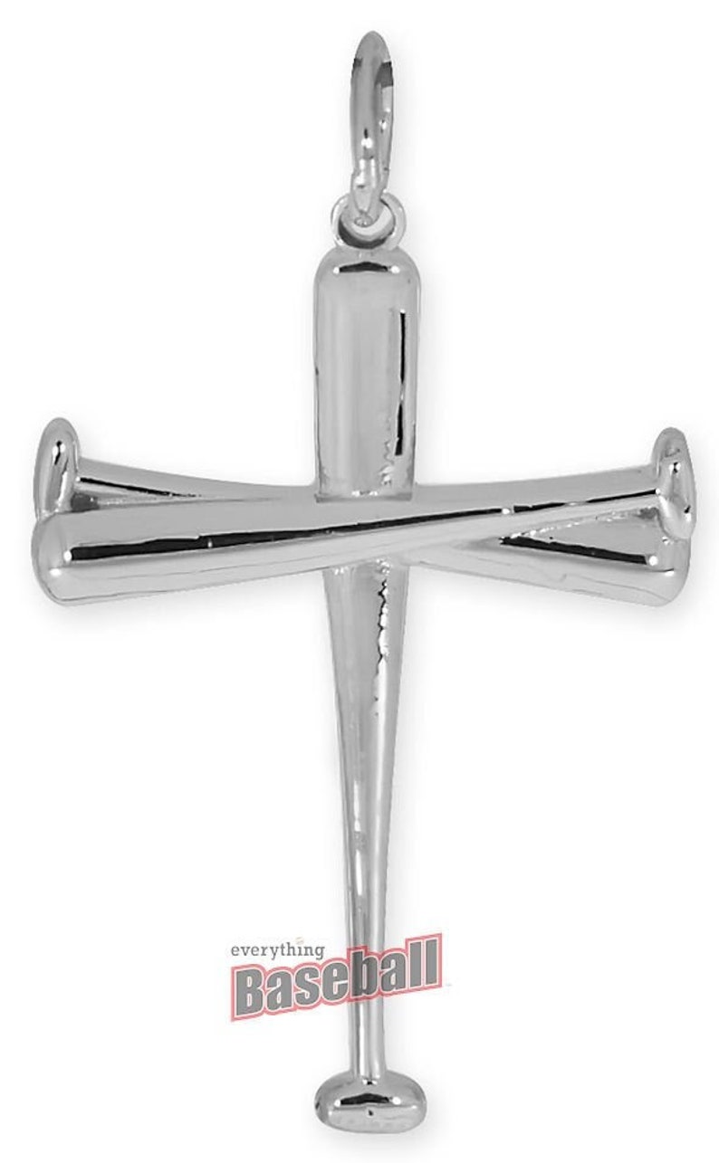 Baseball Bats Cross Pendant - Sterling Silver - ONLY ONE LEFT! - Etsy