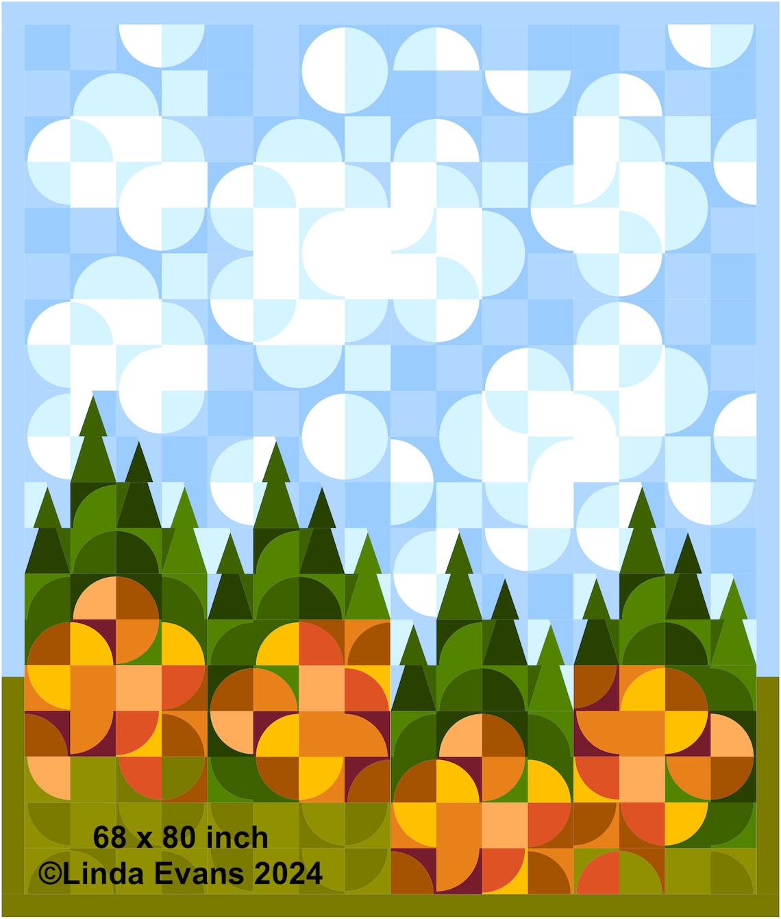 VISTA, A Scenic Quilt Pattern - Etsy