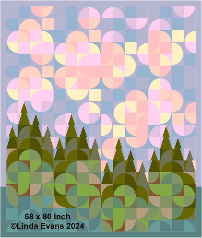 VISTA, A Scenic Quilt Pattern - Etsy