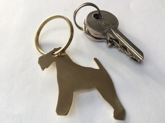 Kerry Blue Keychain Kerry Blue Keyring Kerry Blue Terrier - Etsy