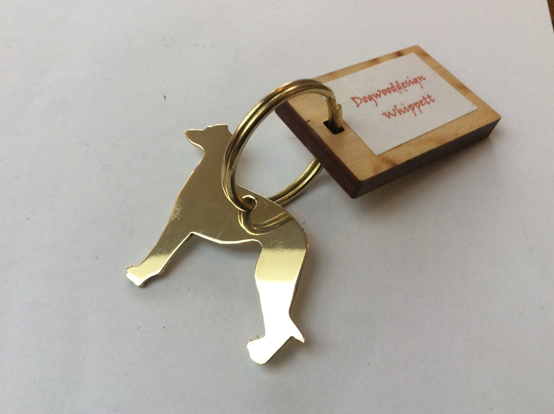 Whippet Keychain, Whippet Keyring , Whippet, Whippet Keyring, Whippet ...