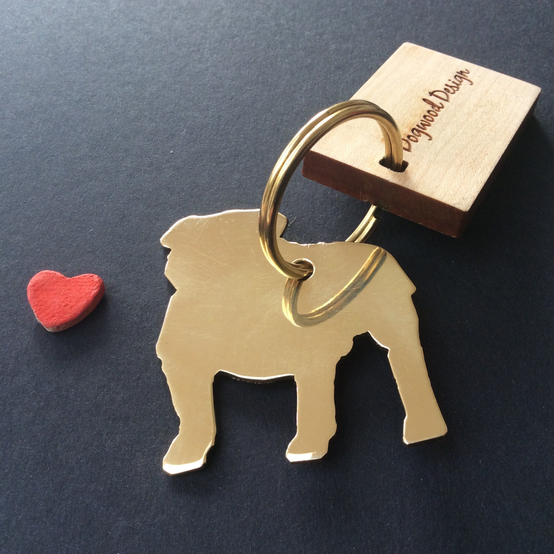 English Bulldog British Bulldog Keychain Bulldog Keyring - Etsy New Zealand